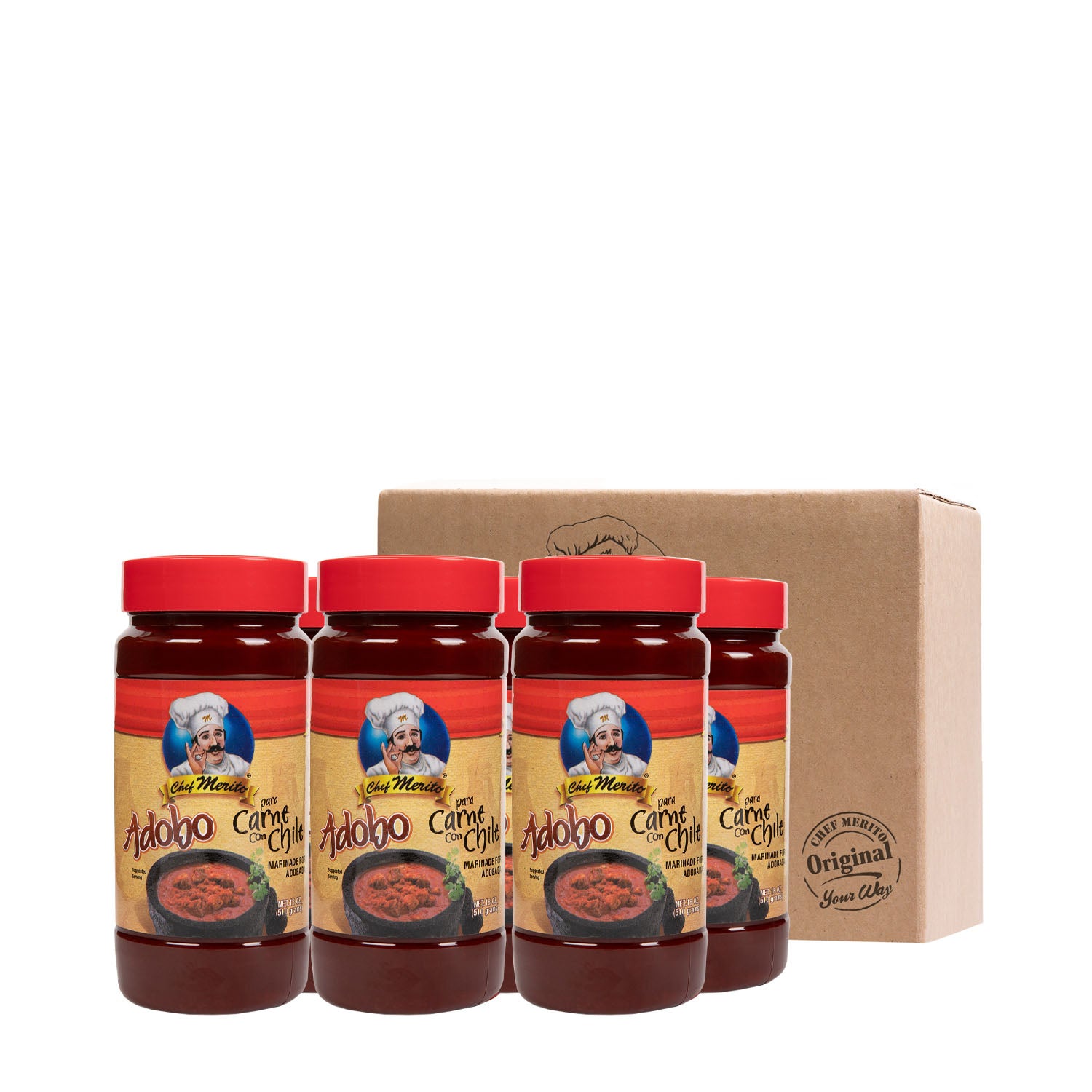 Adobo Carne Con Chile – Chef Merito